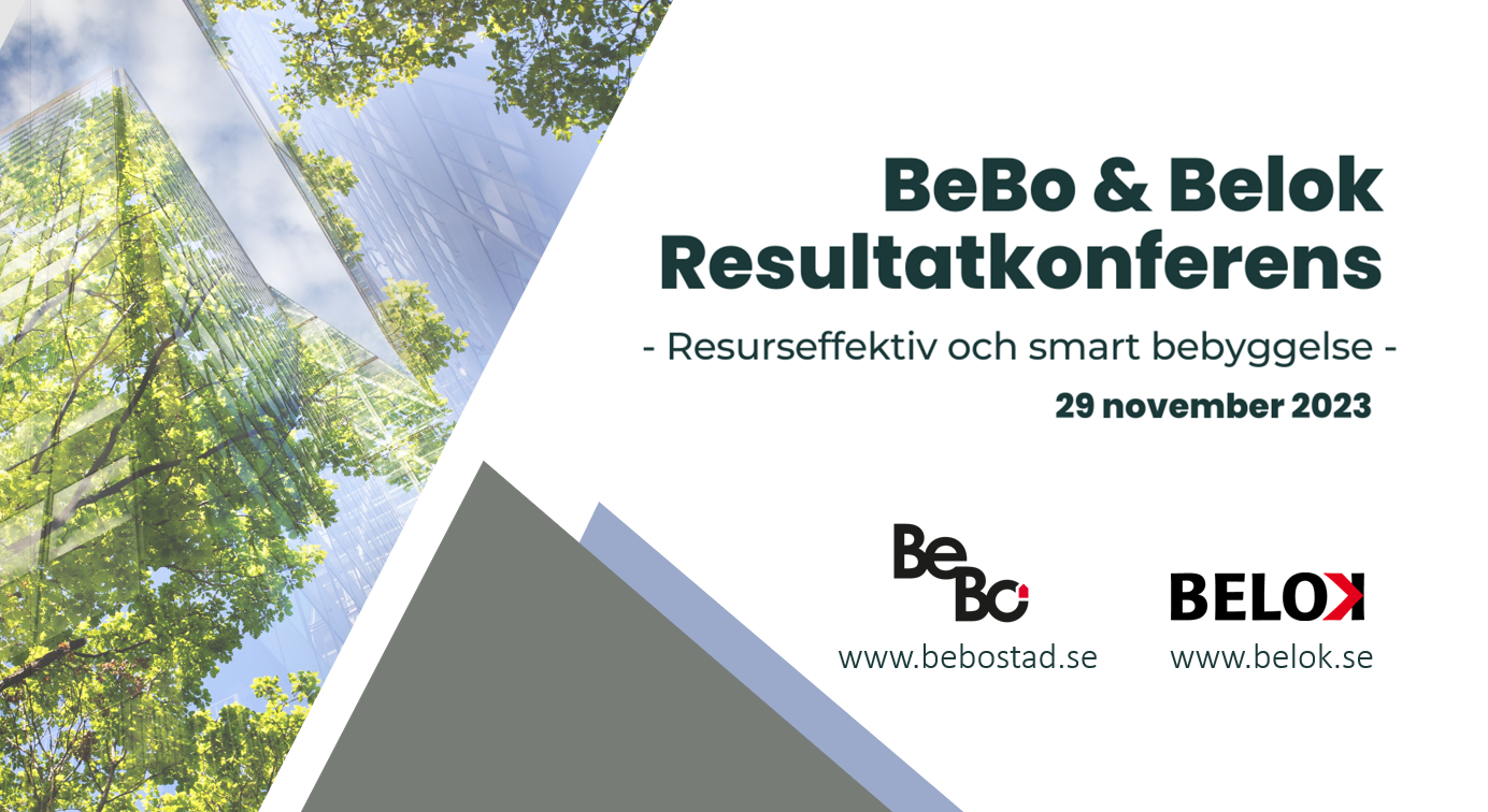 BeBo och BeLok resultatkonferens • Fastighetsnätverket